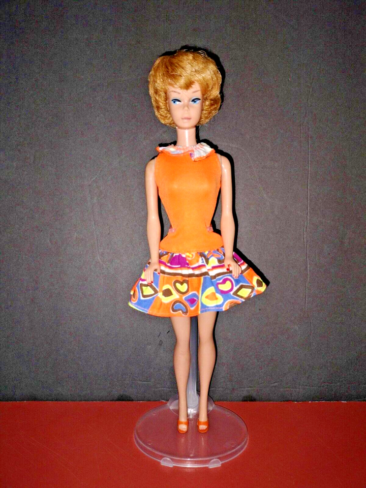 1958 BUBBLE CUT BARBIE DOLL BLOND- NON BENDING LEGS | eBay