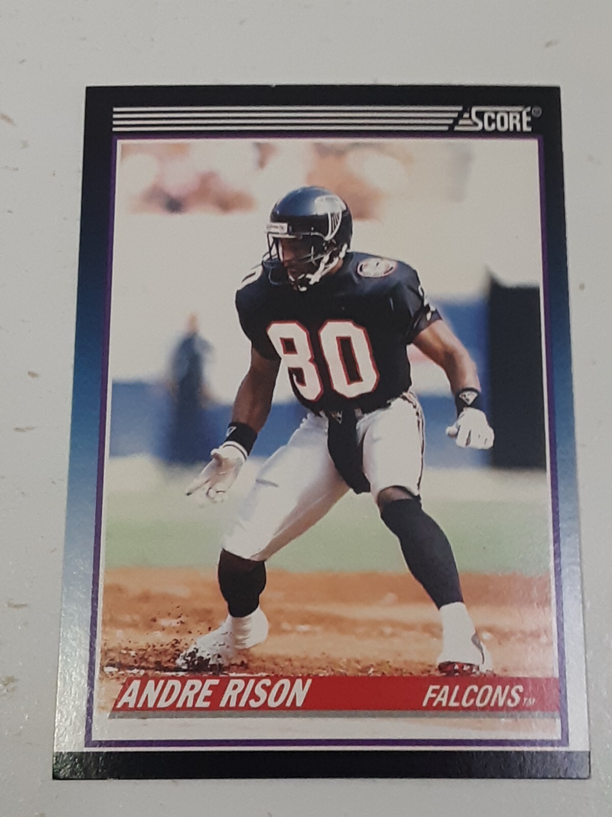 Andre Rison Atlanta Falcons 1990 Score Card #20T | eBay