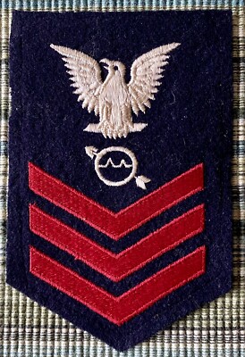 US Navy Rate Operations Specialist 1st Class Petty Officer rank Patch ...