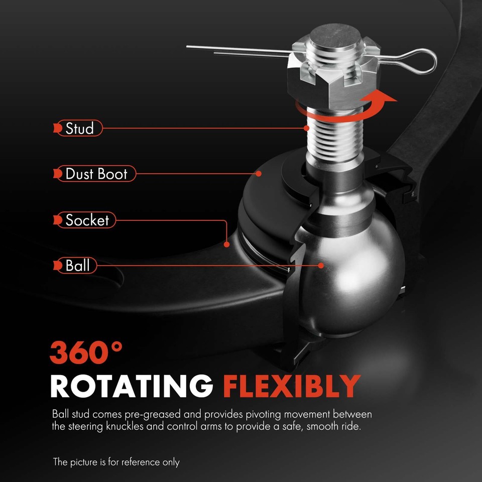 Front Left Upper Control Arm & Ball Joint Assy for Ford F-150 10-14 SVT ...