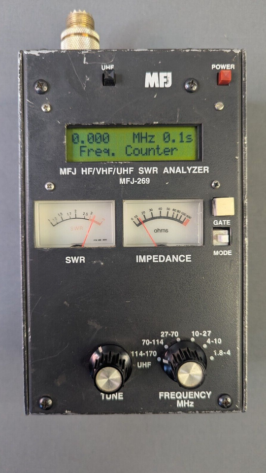 MFJ 269 UHF VHF HF Antenna Analyzer - Parts or Repair | eBay