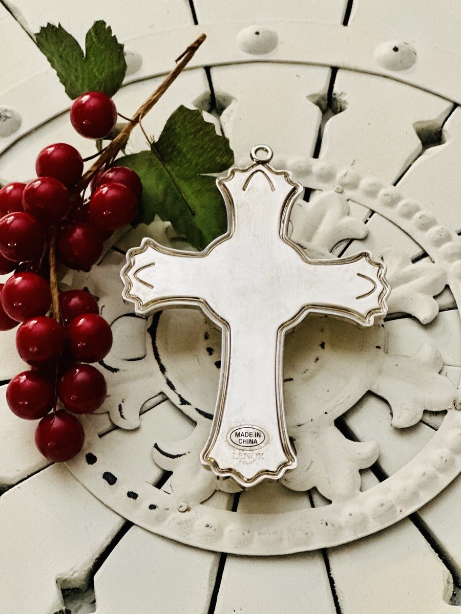 Lenox Annual Cross Christmas Ornaments LENOX Cross Ornament | EBay