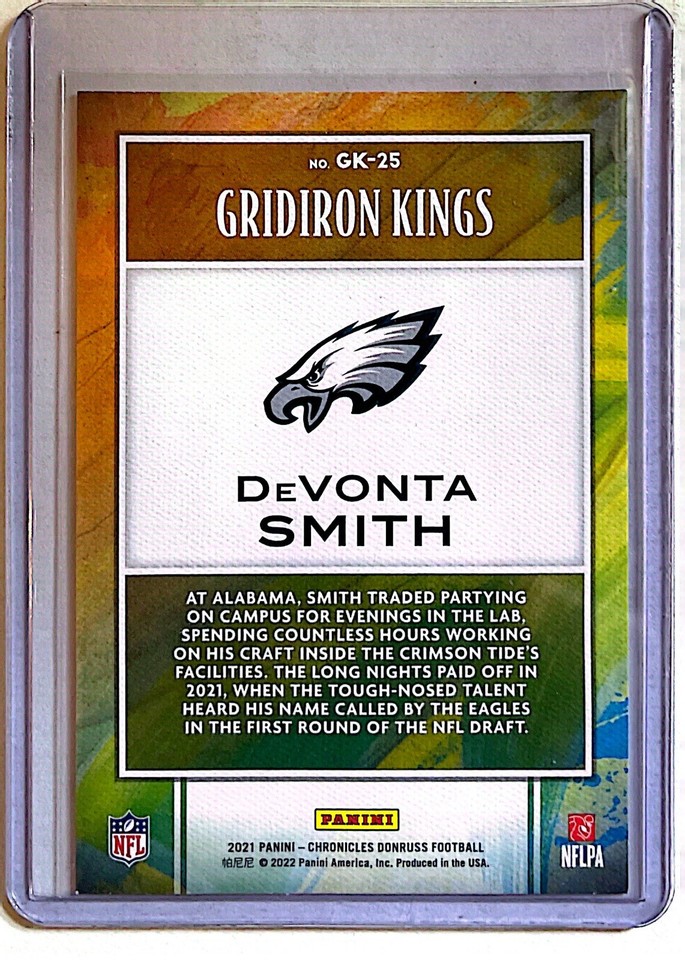 2021 Panini Chronicles Donruss Devonta Smith | Rookie Card | No. GK-25 ...