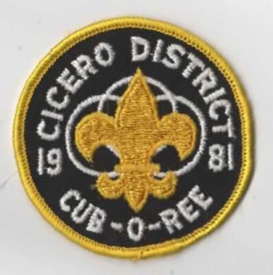 1981 Cub-O-Ree Cicero District YLW Bdr. [YA2100] | eBay