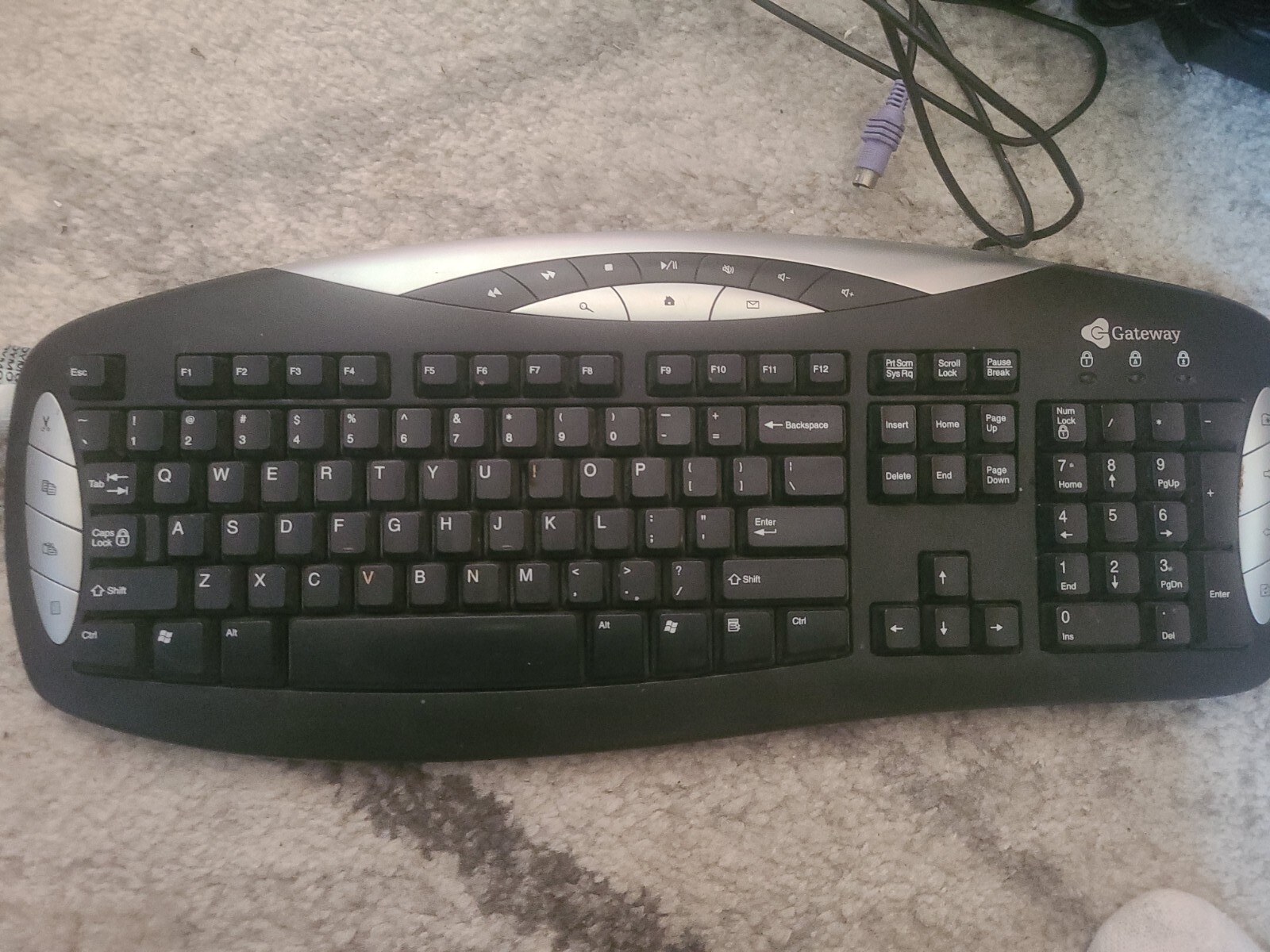 Gateway KB-0401 Black PS/2 Wired Keyboard | eBay