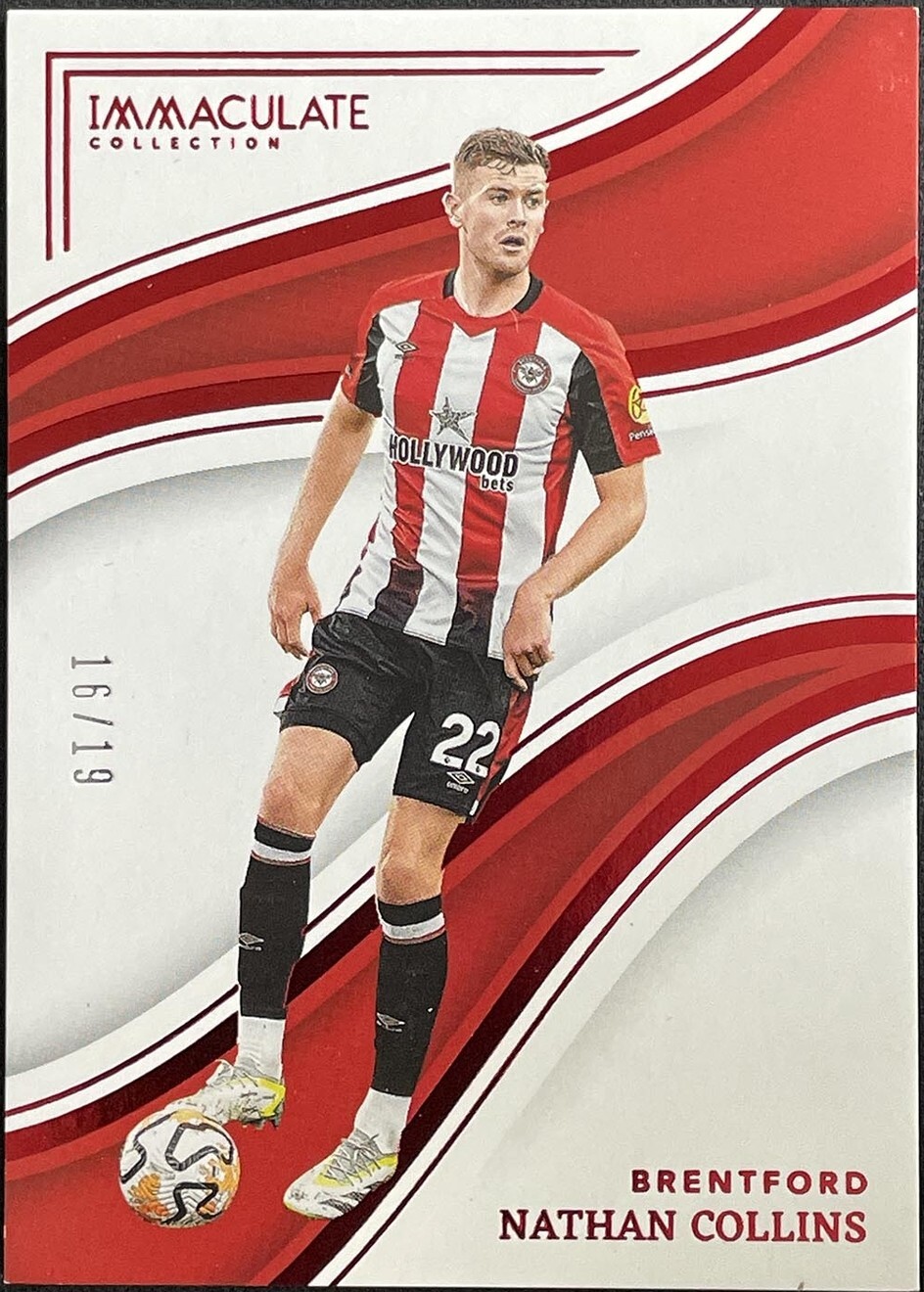 2023-24 Panini Immaculate Collection - Nathan Collins #126 Ruby /19 for ...