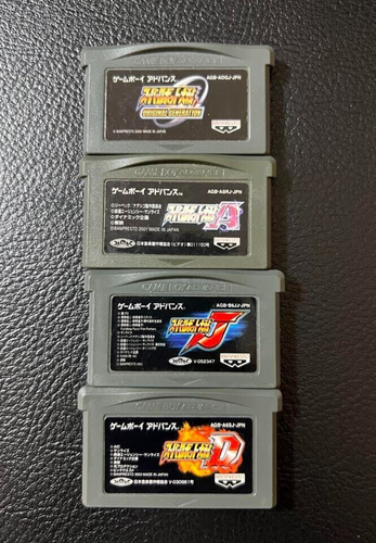 Super Robot Wars Taisen Og & A & J & D Set Nintendo Game Boy Advance ...