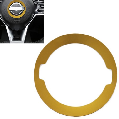 Gold Aluminum Steering Center Ring Cover Trim Fits Rogue Kicks Sentra ...