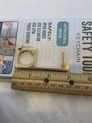 No Touch Key Antimicrobial Door Opener Hook Keychain Tool to Avoid ...