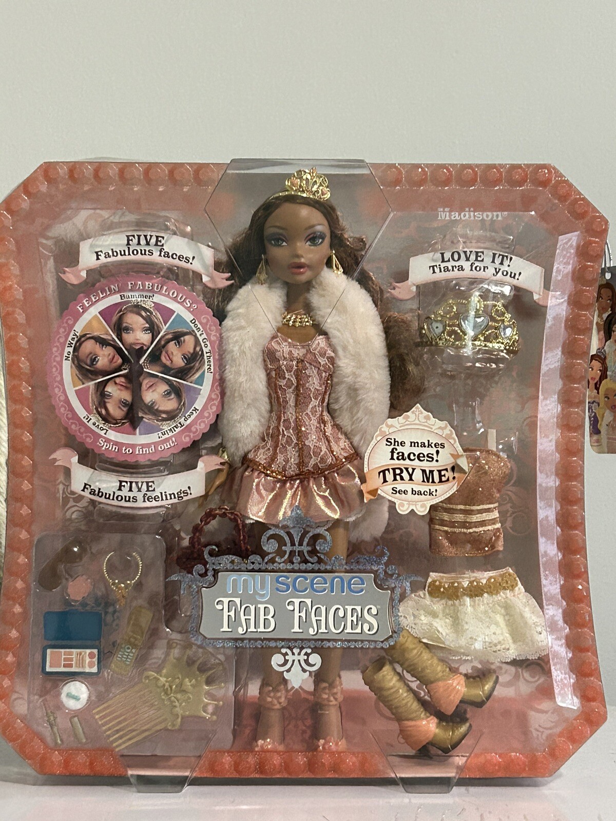MY SCENE ‘Fab Faces’ MADISON Doll by Mattel (New and Complete in ...
