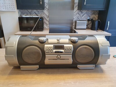 JVC RV-NB10B Boomblaster Portable Player Tape/Cd/Radio. PICK UP ONLY ...