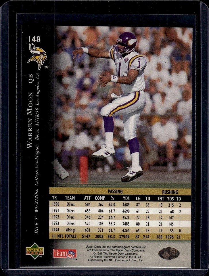 1995 Upper Deck #148 Warren Moon | eBay