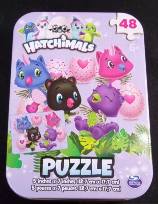 Hatchimals mini puzzle in collector tin 48 pcs New Sealed #3 | eBay
