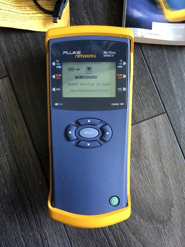 Fluke Networks NetTool 10/100/1000 Series II Inline Network Tester NTS2 ...