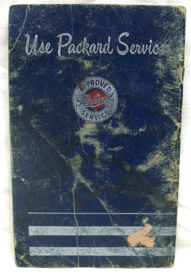 Original Packard Owner's Manual, Buyer's Guide, Crestline Book ...