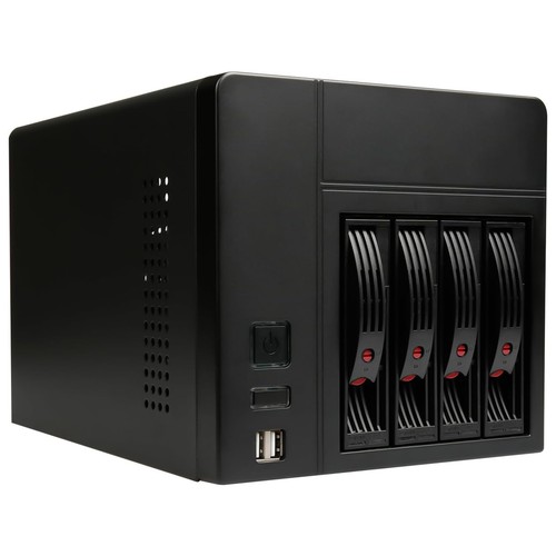 Mini-ITX NAS PC K3 Chassis, 4 Bay DIY Computer Case, Compatible with ...
