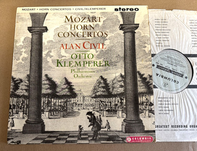 SAX 2406 Mozart Horn Concertos Alan Civil Klemperer B/S | eBay UK