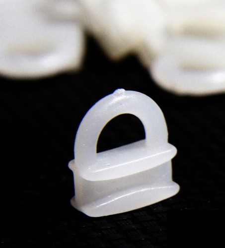 MINI CURTAIN TRACK SLIDERS x 50 Boat Mobile Home Caravan Glide Slide ...