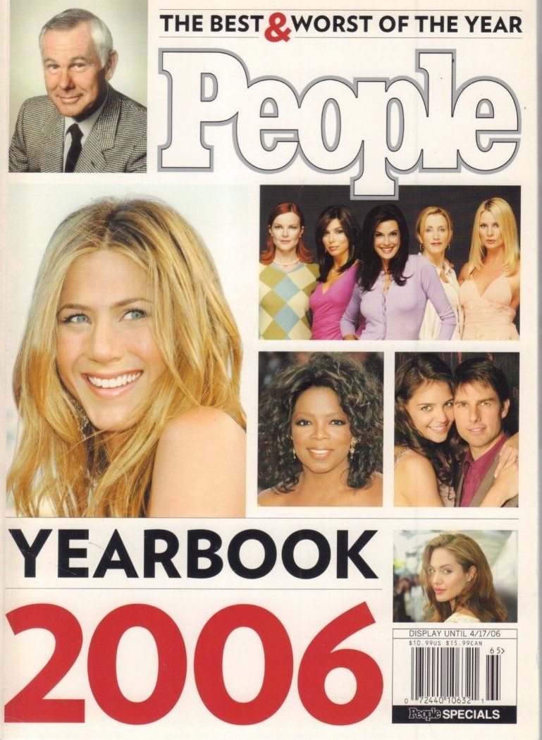 People Yearbook 2006 Jennifer Aniston Oprah Angelina Jolie 121718DBE | eBay