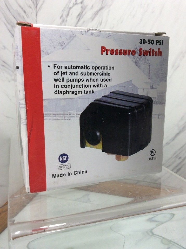 Pro Plumber 30-50 PSI Pressure Switch PPS3050 #74036 NEW | eBay