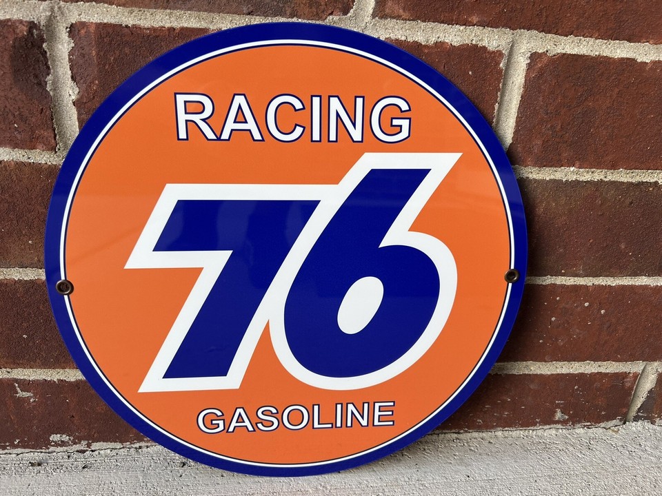 76 Union Oil gasoline racing vintage sign | eBay