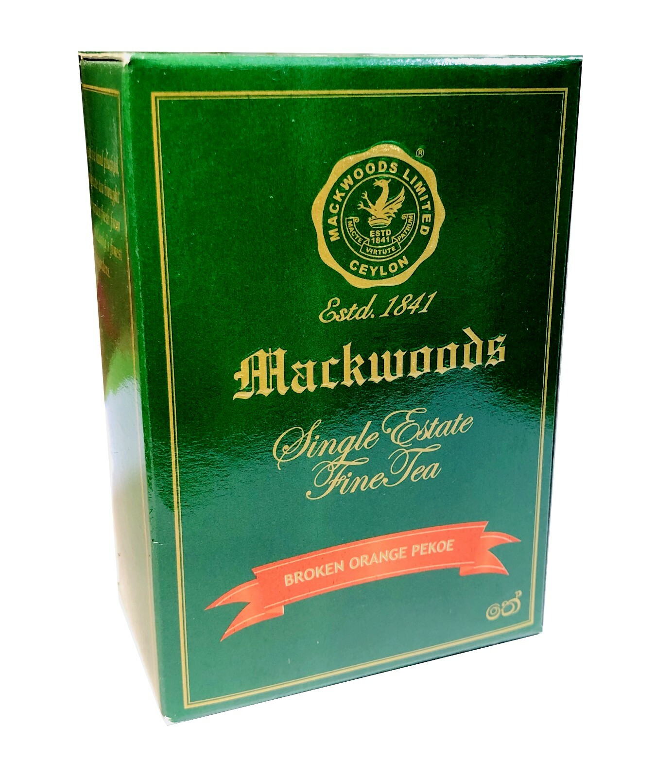 Mackwoods, Single Estate Pure Ceylon Tea, Broken Orange Pekoe, 200g ...