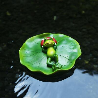 Floating Frog Ornaments Figurine Garden Statue Crafts Prank Toy ...