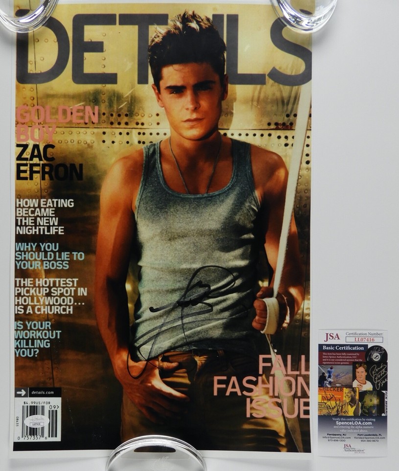 Zac Efron JSA Signed Autograph 12 x 18 Poster on Card Stock | eBay