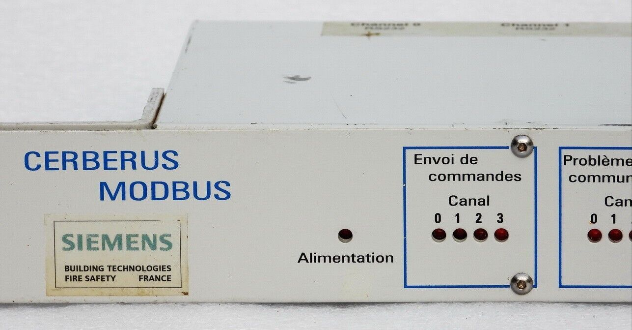 CERBERUS MODBUS COMMUNICATION GATEWAY GT4010R SIEMENS FIRE SAFETY PANEL ...