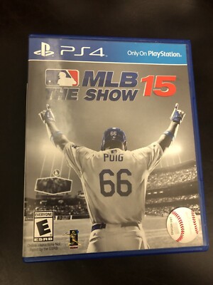 MLB THE SHOW 15 PLAYSTATION 4 GAME DISC AND CASE PLAY STATION SONY PS4 ...