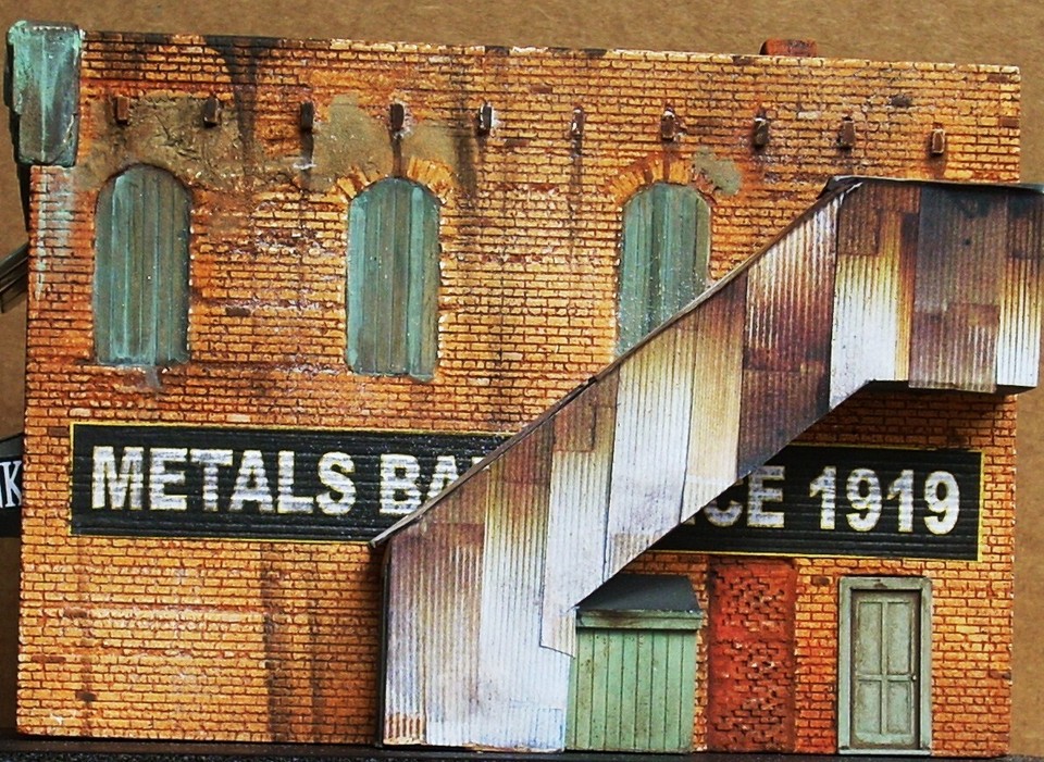 Downtown Deco HO Scale Metals Bank Building Craftsman Kit + Free Bonus ...