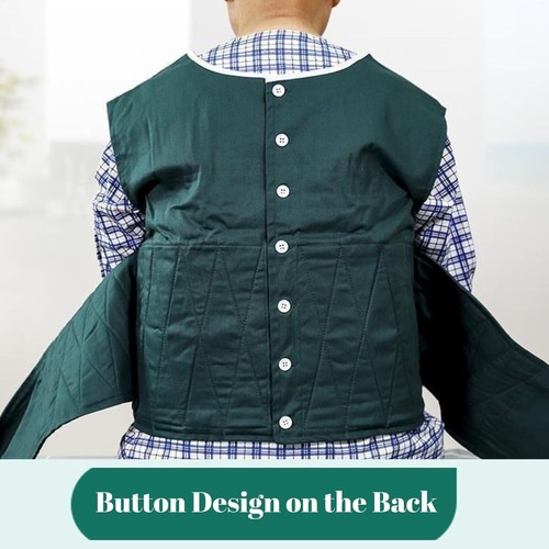Vest Restraint Suit for Bed or Wheelchair, Medical Strap, Adjustable ...