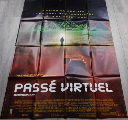 The Thirteenth Floor French Movie Poster Original 47"63 1999 Josef ...