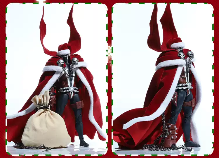 SP-MF-SPN-XMAS: Custom Santa Spawn Wired Cape Set for McFarlane Spawn ...