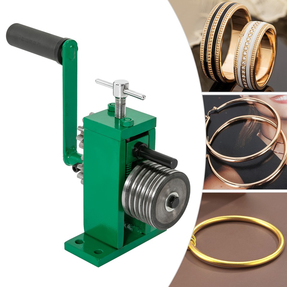 Hand Crank Ring Bracelet Press Bending Machine Making Tool Jewelry Ring ...