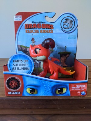 Dragon Rescue Riders Aggro Light Up Action Figure Netflix Dreamworks ...