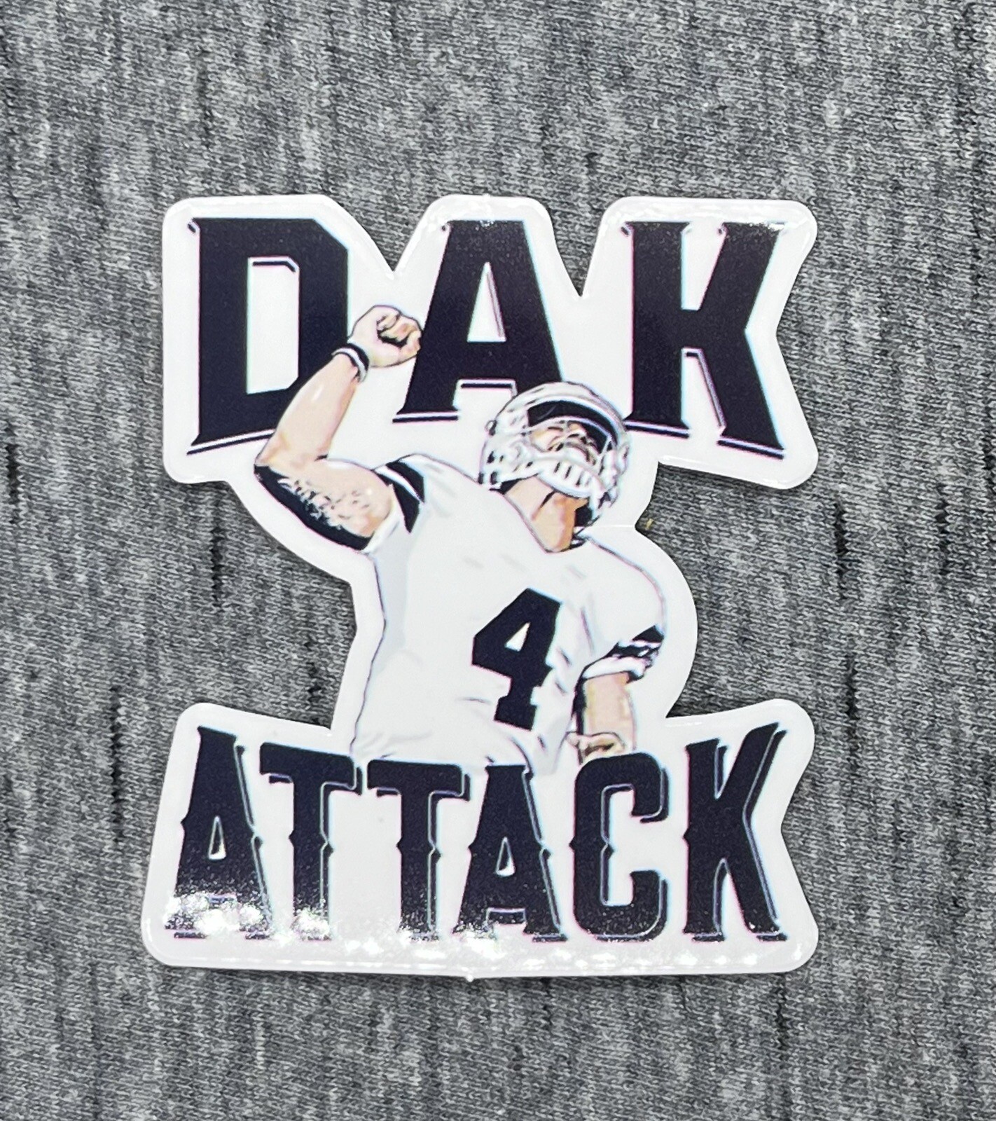 DALLAS COWBOYS STICKER - DECAL - DAK PRESCOTT - WATERPROOF - FREE ...