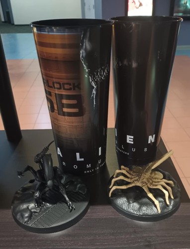 Alien Romulus Facehugger & Xenomorph Topper Cup Set 2024 Regal Brand ...