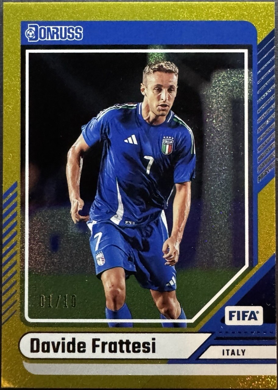 2024-25 Panini Donruss Fifa - Davide Frattesi #30 Gold /10 for sale ...