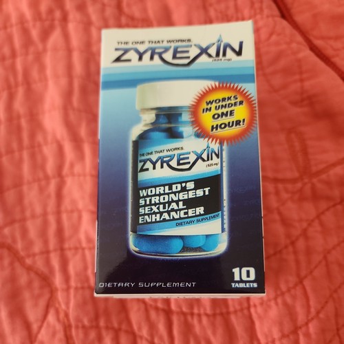 Zyrexin World's Strongest Sexual Enhancers 525 mg 10 count 02/2027 | eBay