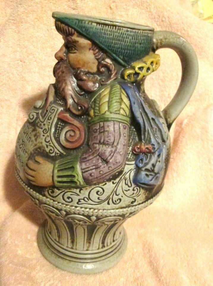 Vintage Gerz Stoneware Beer pitcher/stein/jug, W. Germany | eBay