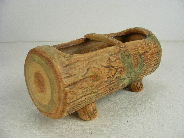 Antique Weller Pottery Log Planter | eBay