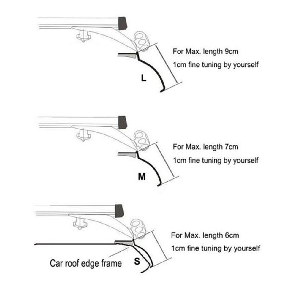 For Ford Fusion 2006-2020 Aluminum 48" Roof Rack Cross Bar Cargo ...
