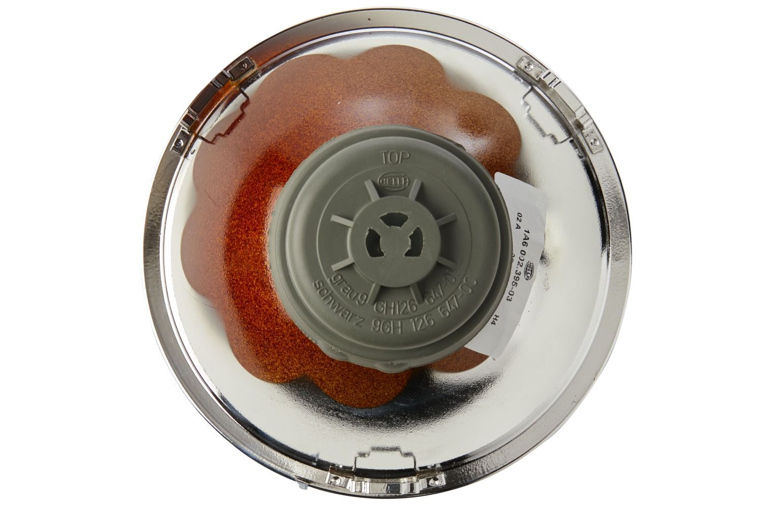 HELLA Halogen H4 7" European Style Replacement Headlamp 1a6 002 395-031 ...