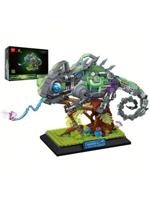 JMBricklayer adult building set neon body mechanical chameleon ...
