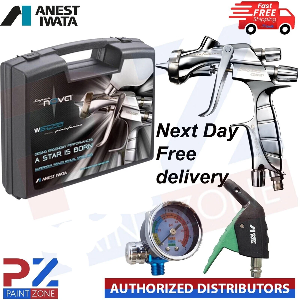 ANEST KITS IWATA SPRAY GUNS EVO SUPERNOVA PININFARINA LS400, 60% OFF