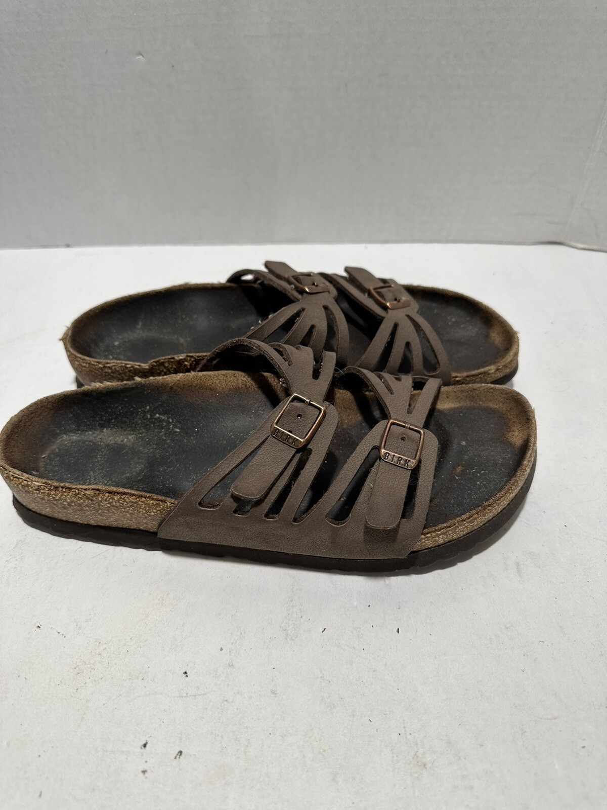 Birkenstock Women’s 260 Granada Slide Sandals Brown S… - Gem