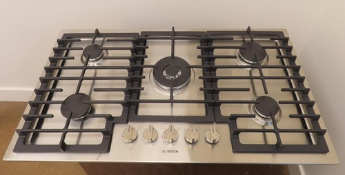 NIB Bosch 800 Series NGM8659UC 36" Built-In Gas Cooktop with 5 Sealed ...