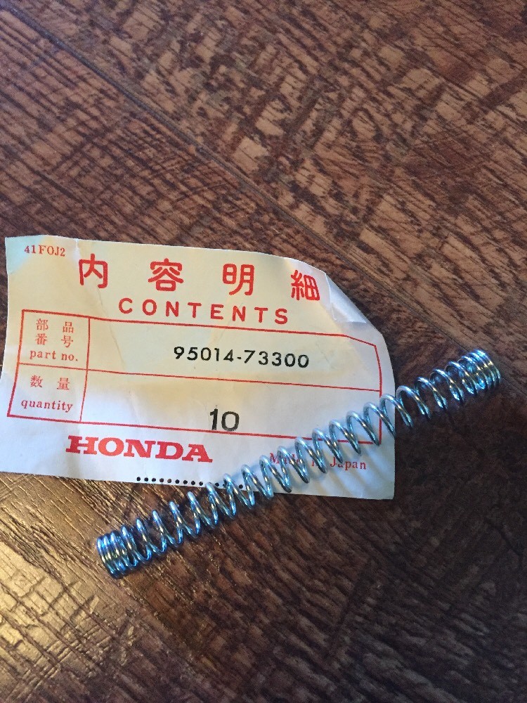 NOS Honda Brake Rod Spring. MR50, Z50, CL70, CT70, XL70, SL70, XR75 ...