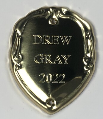 Trophy Side-Shield, Gold, With-Free-Engraving, Trophy Annual Award ...